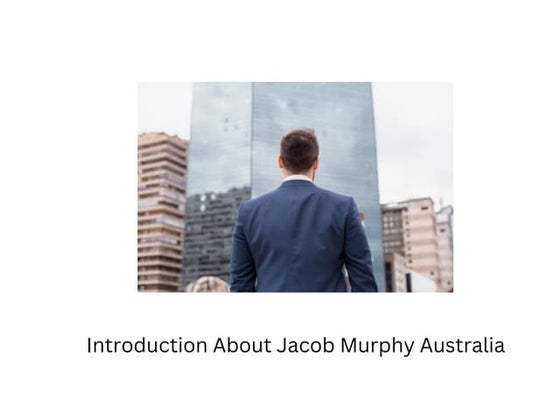 Jacob Murphy Australia presentations