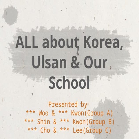 Introduction about Korea presentation culture and society | PPTX