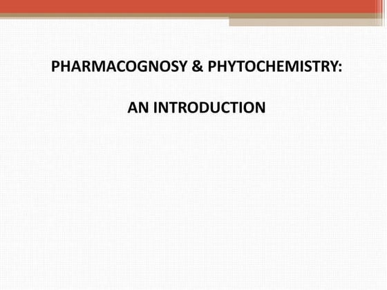 Drugs and their classification | PPTX