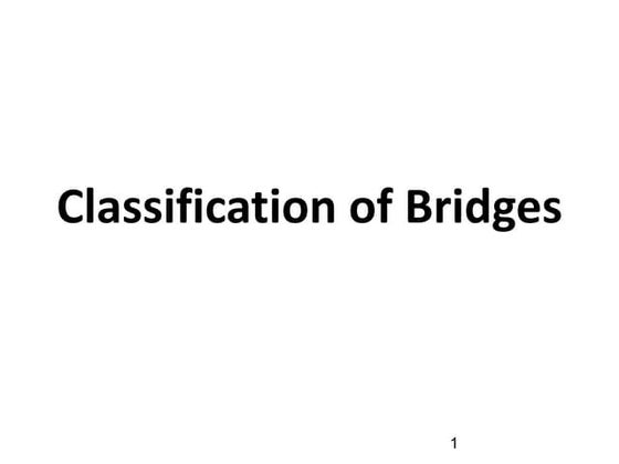 Bridge loading and bridge design fundamentals | PDF