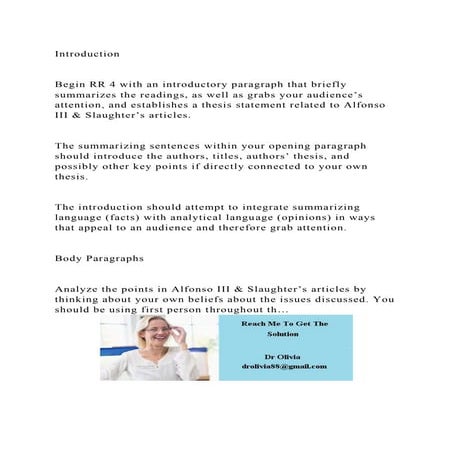 IntroductionBegin RR 4 with an introductory paragraph that bri.docx