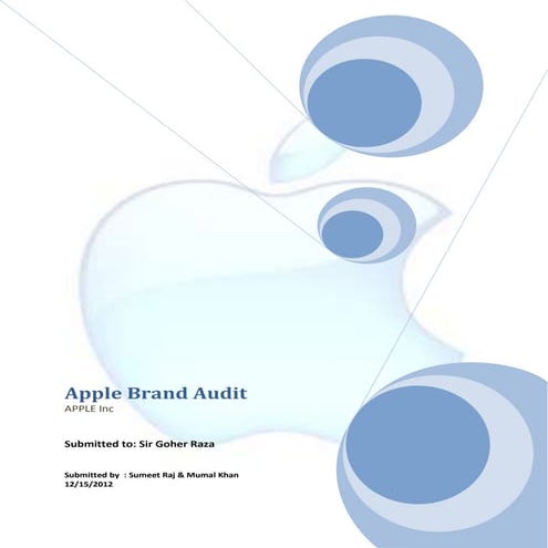 Apple Brand Audit | DOCX