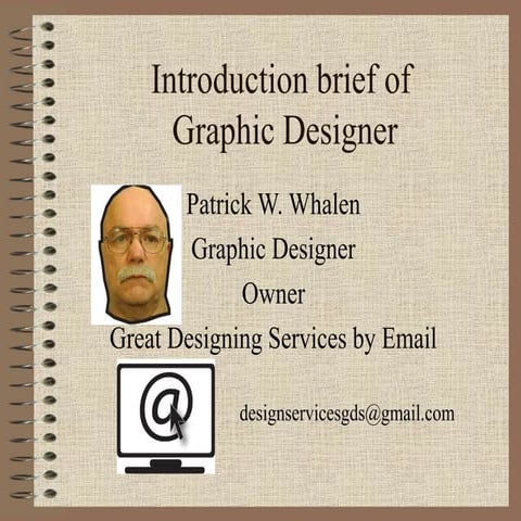 Introduction brief of graphic designer | PPT