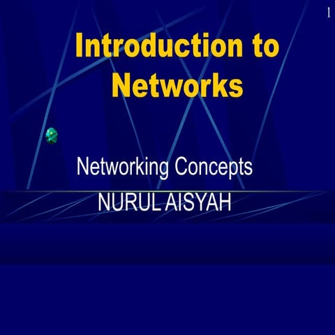 Introduction Computer Networking Ppt