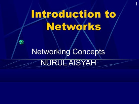 Networking 101 Ppt 3290