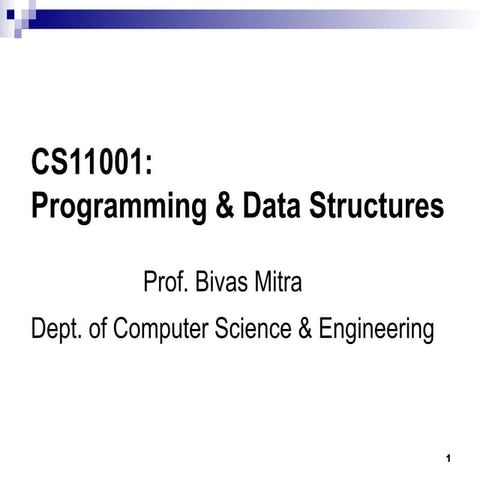 Introduction to C module 1 Amity University | PPT