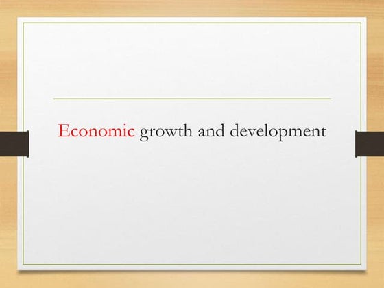Phases of Economic Development | PPTX | Economy | Business and Finance