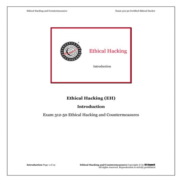 Introduction (ethical hacking) | PDF