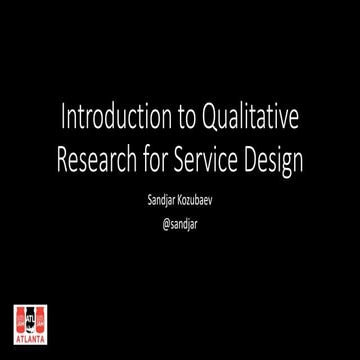 Introduction to qualitative research | PPTX