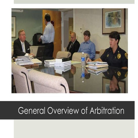 Arbitration Overview | PPTX