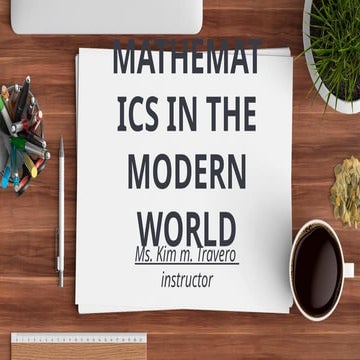 Comprehensive Introduction to Mathematics in the Modern World: Concepts ...