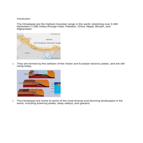 Introduction Himalyan.pdf | Asia Travel | Travel Locations