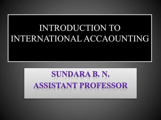 Artificial Intelligence and Accounting | PPT