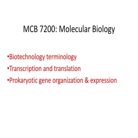 an introduction in molecular biology.ppt