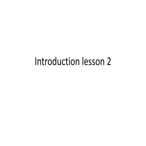 Introduction lesson Elementary EFL lessons | PPT