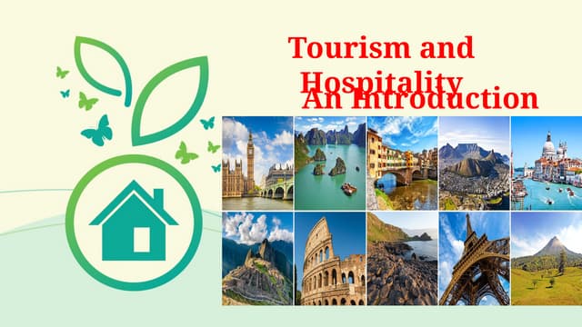 Whole Tourism System Model- Neil Leiper | PPTX