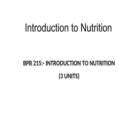 The Six Essential Nutrients: Lesson Plan And Worksheet | PDF