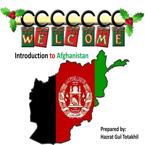 PPT presentation of afghanistan | PPTX
