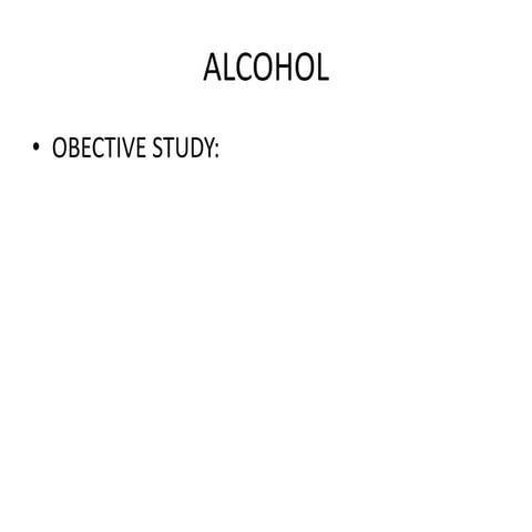 Introduction of alcohol | PPTX