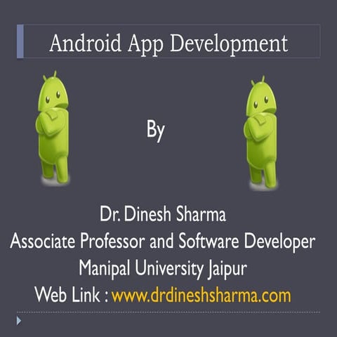 Android app development ppt | PPTX