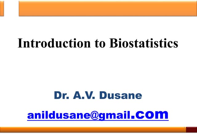 Application of bio statistics | DOCX