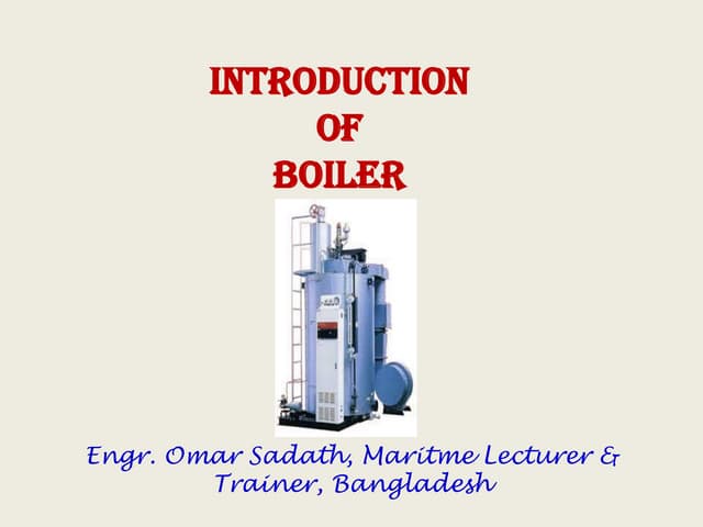 Ppt on boilers | PPTX