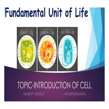 Introduction of cell | PPT