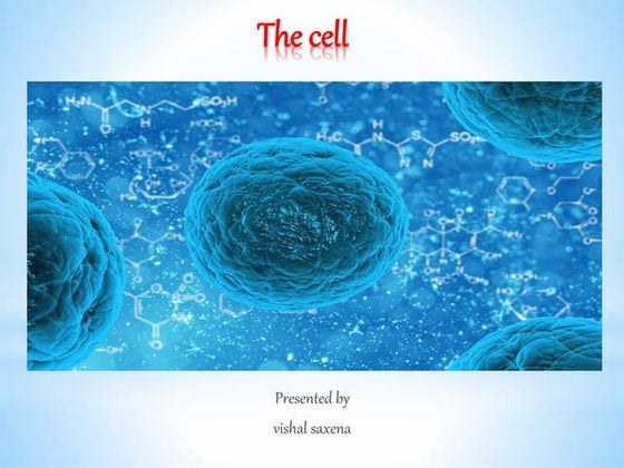 Cell and cell theory | PPTX