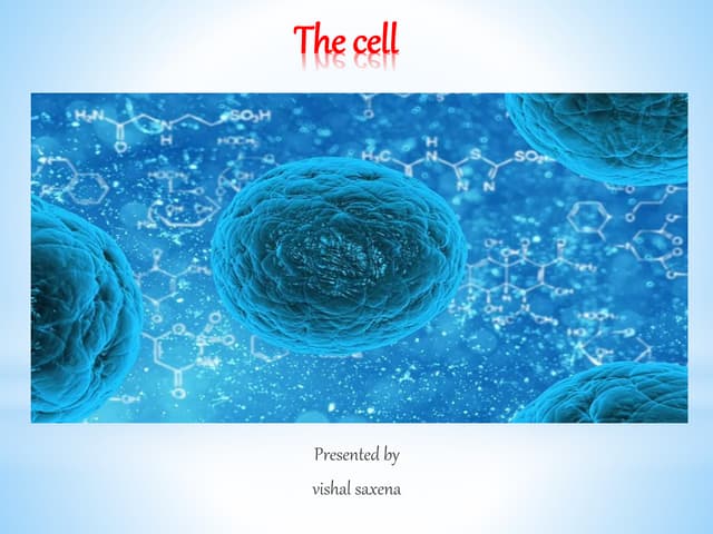 Cellular basis of life | PPTX