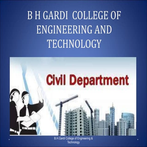 Introduction of Civil Engineering slides | PDF