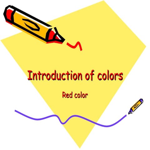 Introduction of colors | PPT