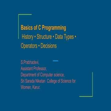 Programming in C - Essentials of Data structure.pptx
