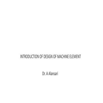 Introduction of Design of machine elements.pptx