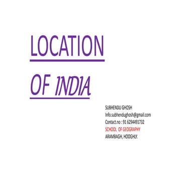 Introduction of india | PPT