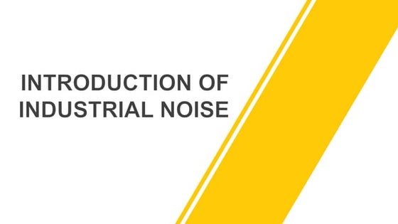 Noise & vibration | PPT