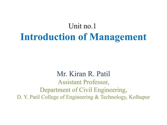 The 5 M’s of Management.pptx | Business | Business and Finance