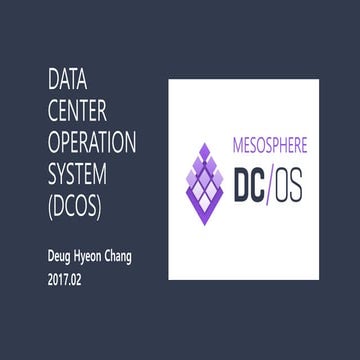 Introduction Of Mesosphere Dcos Ppt 
