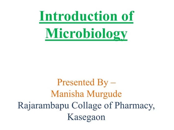 Microbiology | DOC