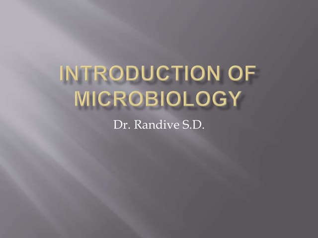 microbiology | PPTX