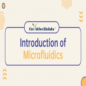 Introduction of Microfluidics - Creative Biolabs | PPT