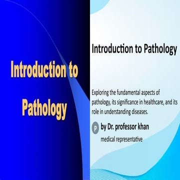 Introduction of pathology.pdf............. | PPT
