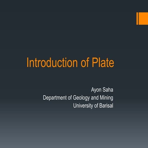 Plates and list of all major and minor plates in the world | PPTX