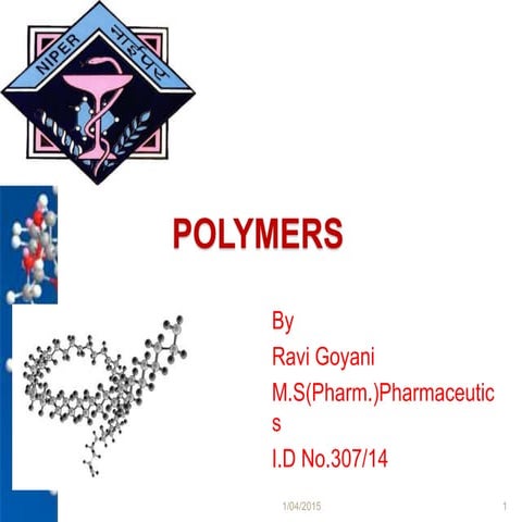 Introduction of polymer | PPTX