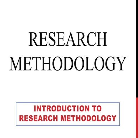 Research method versus research methodology