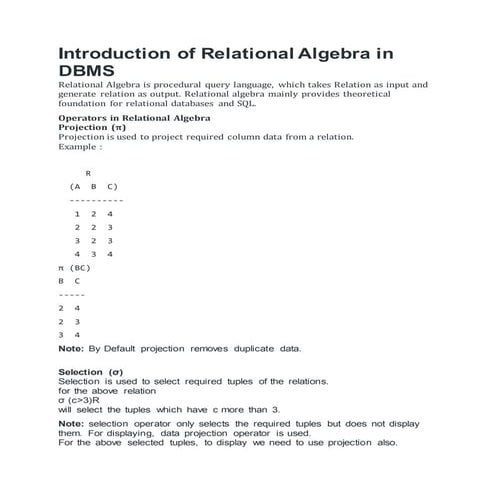 Introduction of Relational Algebra in DBMS.docx