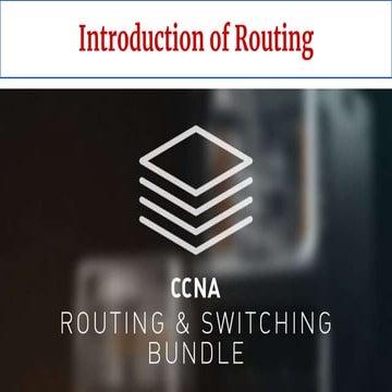 Introduction of routing | PPTX