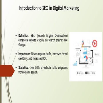 Introduction to SEO: Unlocking of Search Engine Optimization Power | PPTX