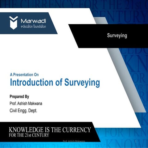 Introduction of surveying_Surveying, Civil Engineering | PPT