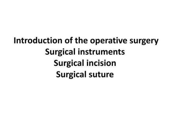 Surgical instruments list grey medical pptx | PPT