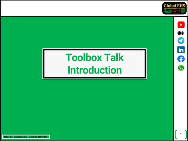 Toolbox Talk Meeting Training Procedure.pdf